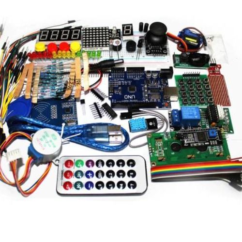 Kit de Arduino mega con cable usb y case de acrilico ~ UVAPI